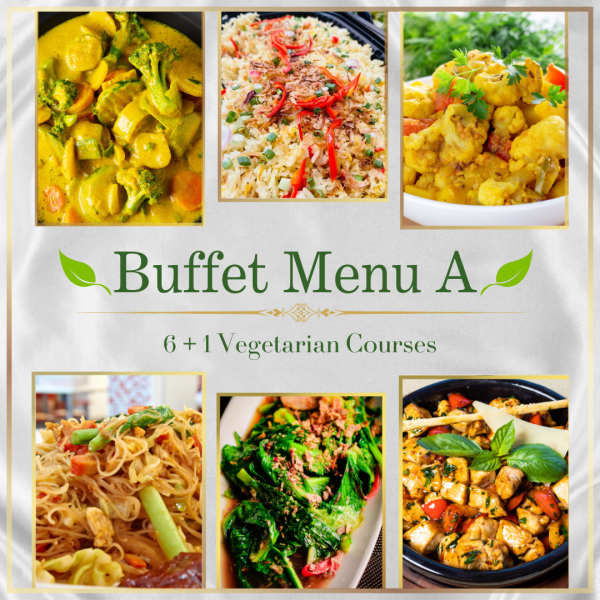 Vegetarian Buffet Menu A (6+1 Courses) - Bayfront Catering